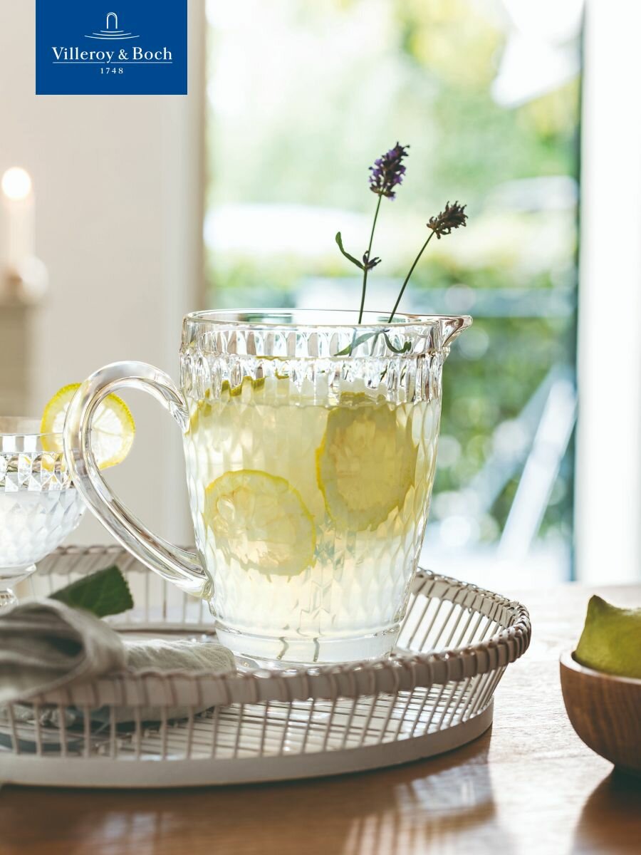 Кувшин для воды/сока 1300 мл, Boston, Villeroy & Boch, Хрустальное стекло