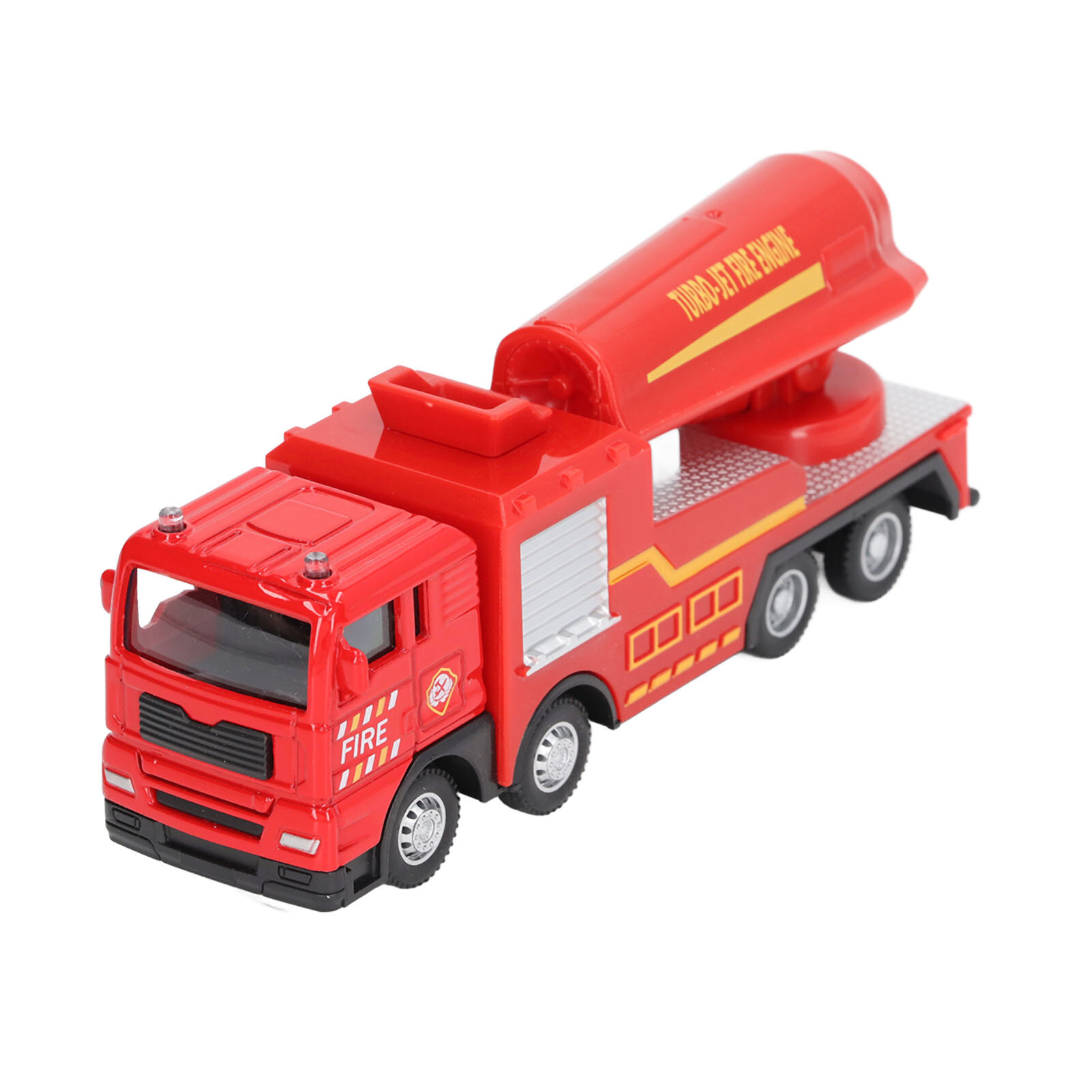 Пожарная машина Turbojet, масштаб 1:55, игрушечная модель из сплава для детей, декор, подарок на день рождения
