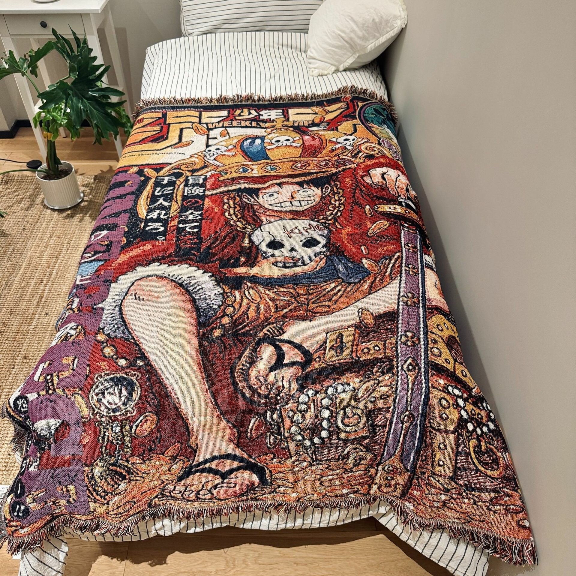 Гобелен с аниме Jump, коллекция журнала Weekly Shonen Jump, гобелен One Piece и Naruto, с кистями