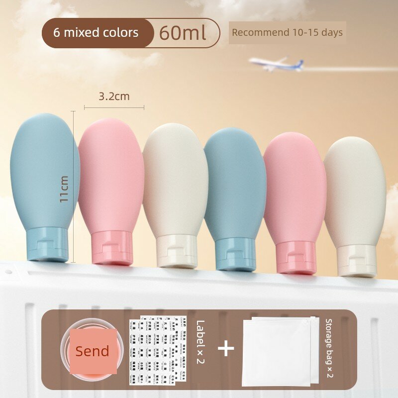 Дорожные многоразовые флаконы, товары для путешествий, гель для душа, шампунь, набор туалетных принадлежностей,