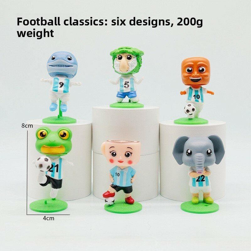 Итальянабрейнрот pvc модель украшение с футбольным дизайном для мальчиков и подарочных изделий