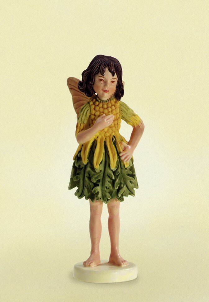 Fiebiger Floristik 216763 Фигурка декоративная, цветочная фея "Крестовник", 6 см