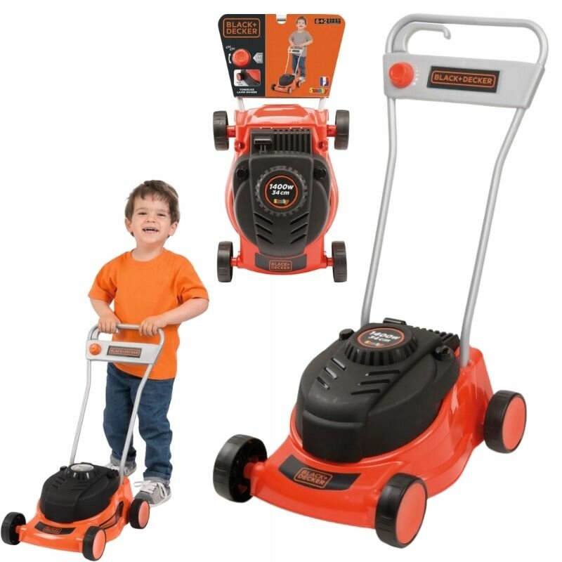 Сюжетно-ролевой набор Smoby Black & Decker - Игрушечная детская газонокосилка - Смоби 360159