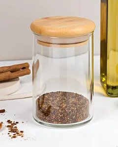 Daniks Банка для круп, для хранения сыпучих продуктов 0,3 л, Стиль