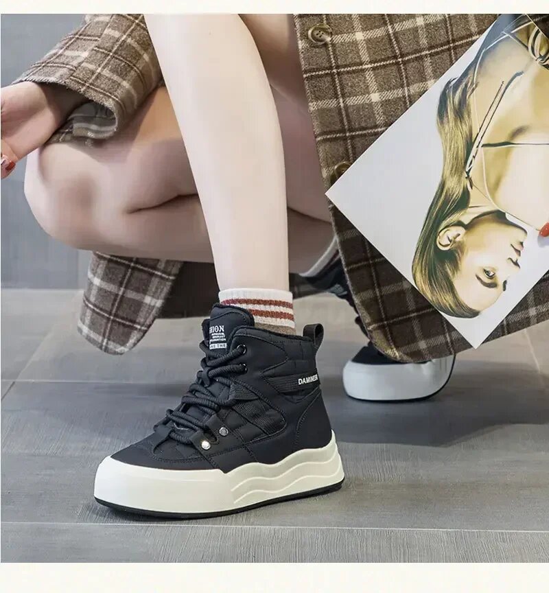 Кеды Super Thick Sole Platform Shoes Chunky Sneakers