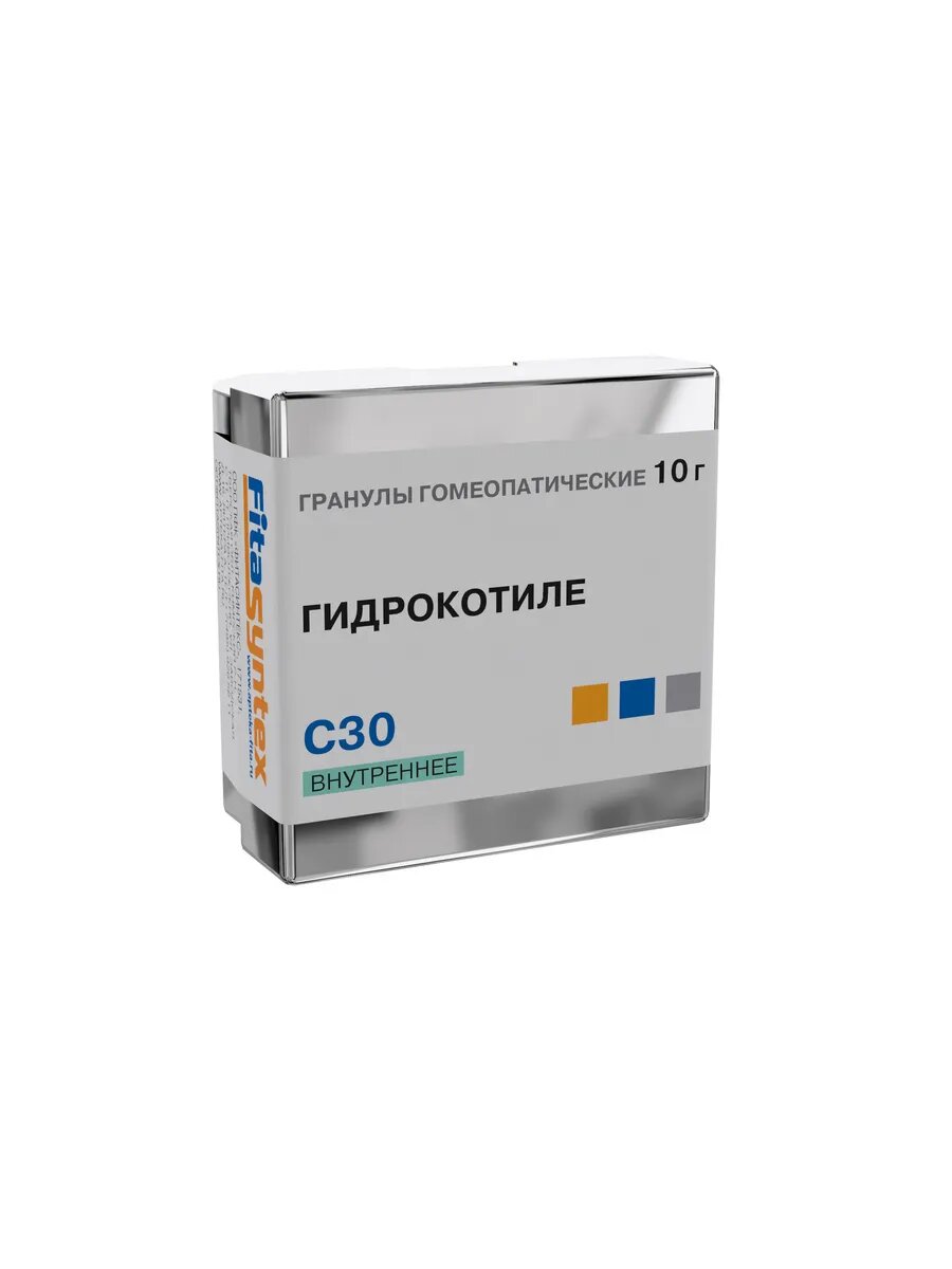 Гидрокотиле С30, гранулы гомеопатические моно, 10 грамм , Фитасинтекс