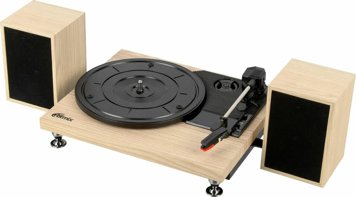 Виниловый проигрыватель Ritmix LP-240, частично автоматический, бежевый