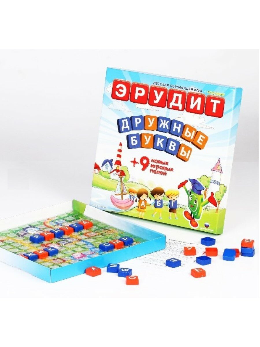 Настольная игра биплант Эрудит Дружные буквы