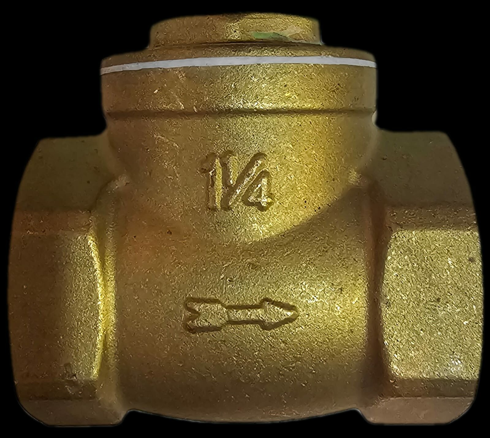 Обратный клапан "1 1/4" горизонтальный лепестковый поворотный