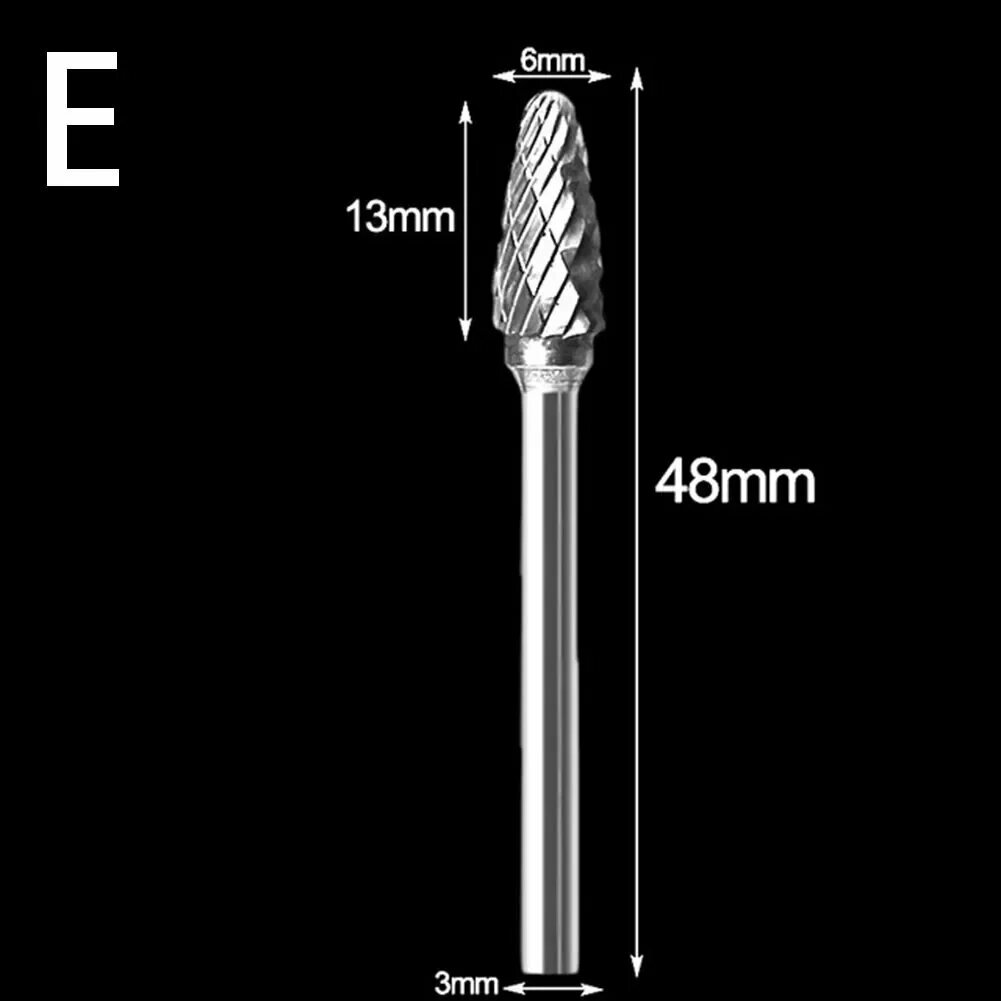 Фреза карбид вольфрама 3x6 мм, Cutting Edge Length: E, 48 мм