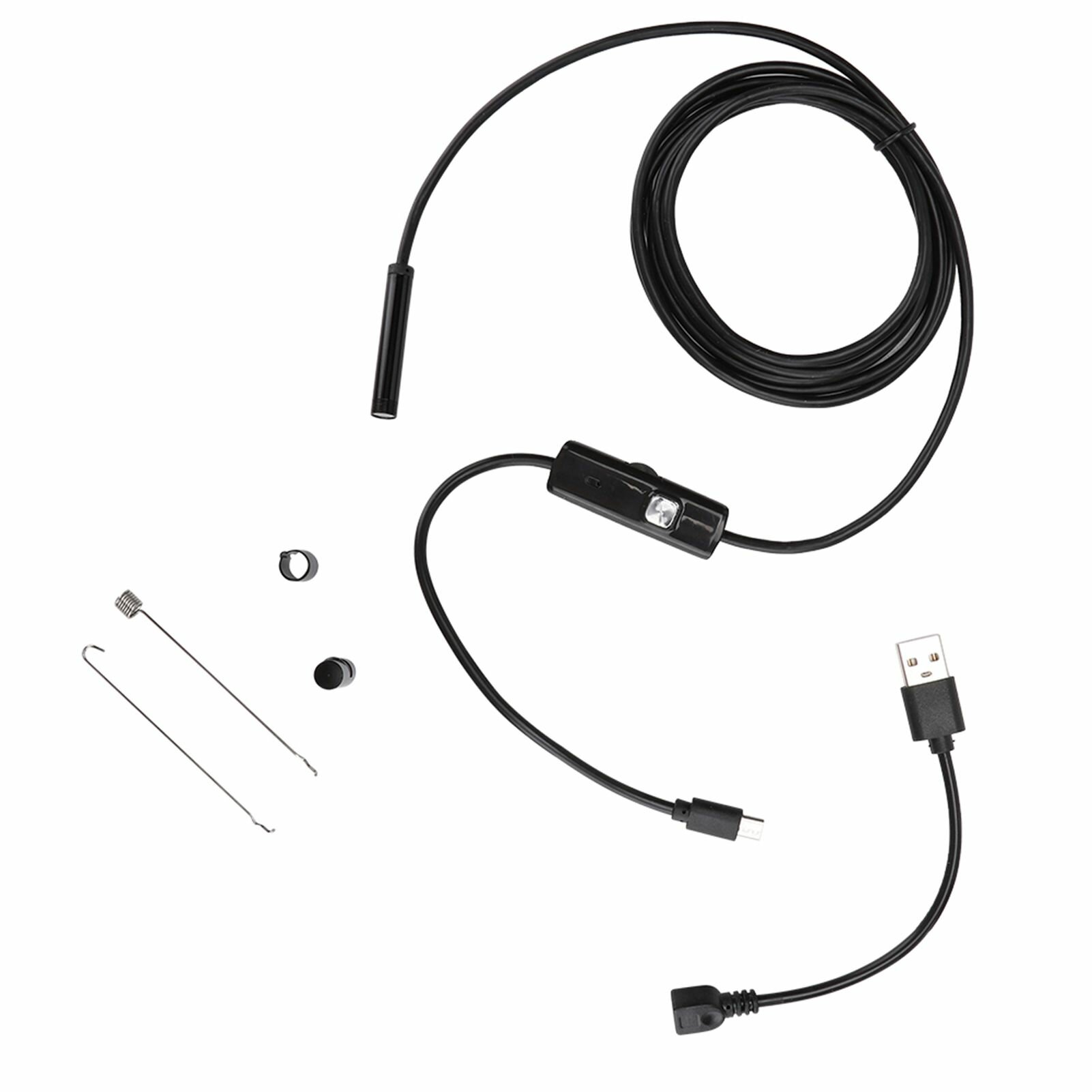 Эндоскоп 7мм, IP67, USB 2м, для Android/Windows