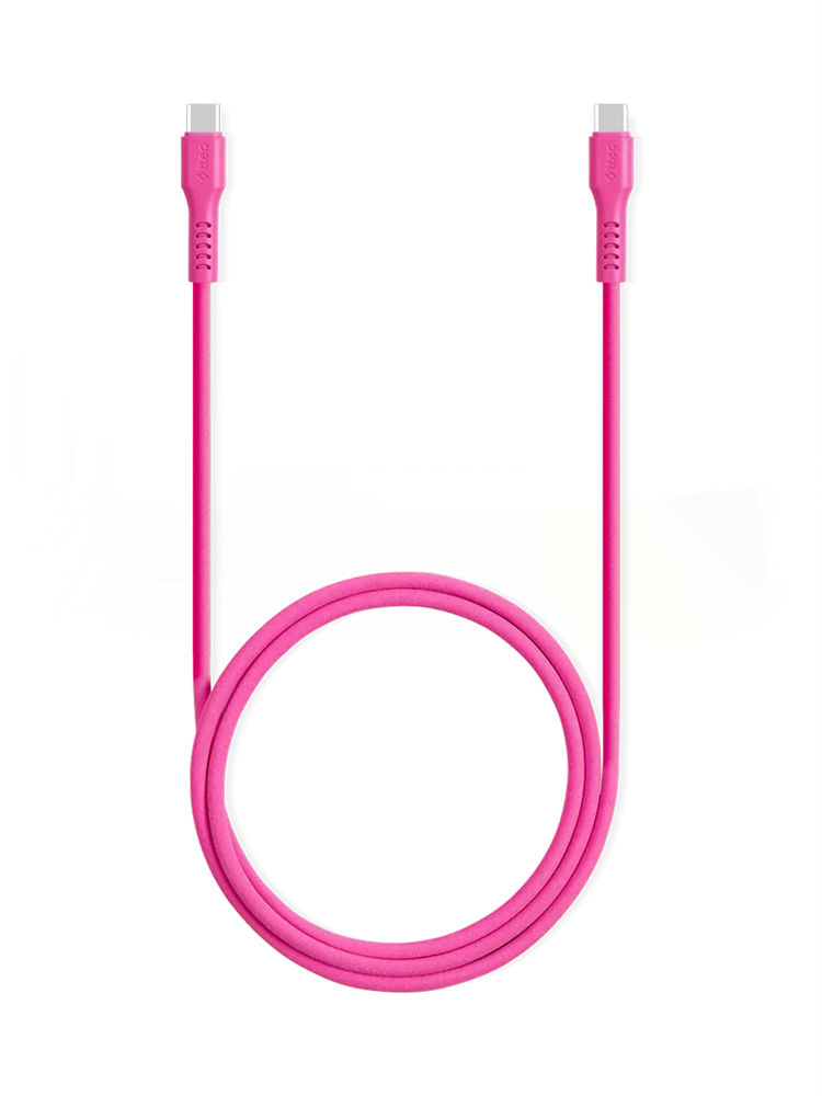 TTEC Кабель для зарядки и передачи данных TTEC USB-C - USB-C 60W PD / QC 1.2 м 2DK59NP розовый
