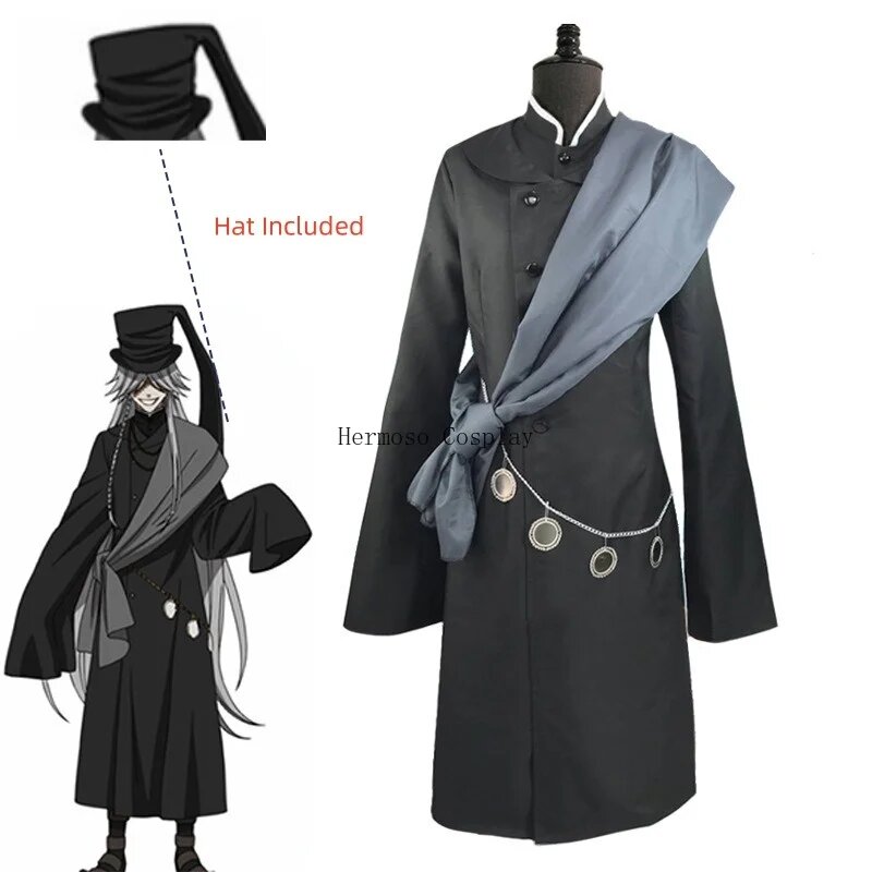 Косплей костюм Гробовщик Курошитидзи XXXL, Full set, Male Size