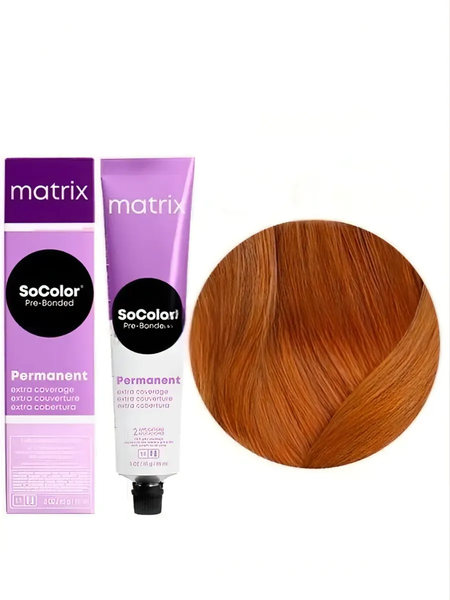 Краска для волос Matrix SoColor Pre-Bonded, Перманентная с бондером, 506BC (506.54)