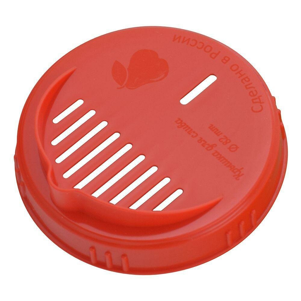 Крышка для слива Мультидом, винтовая, пластик, диаметр 8,2 см 1 шт