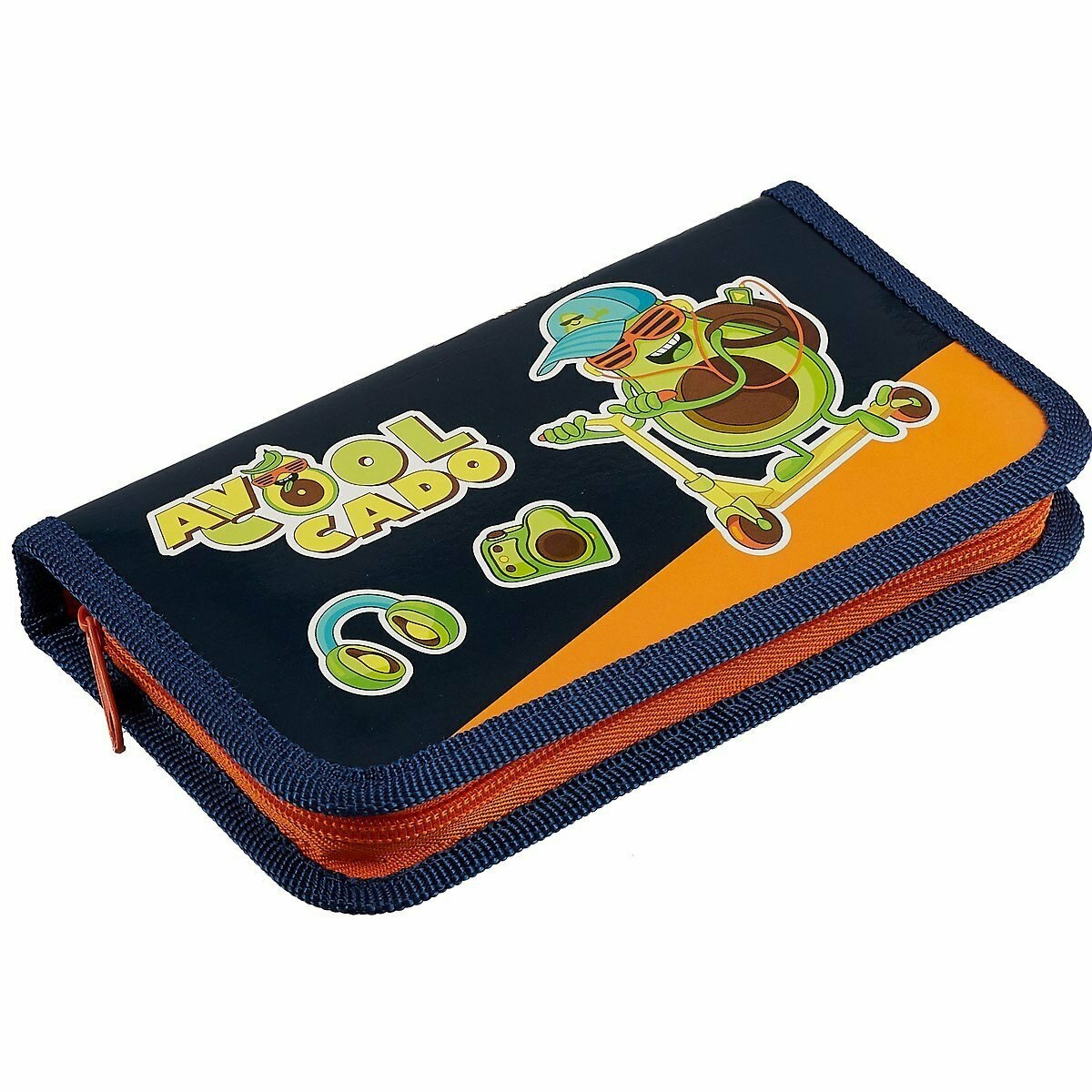 Пенал школьный 1отд. "AvoCaDo life" 19*11,5см, мат. лам. тисн.