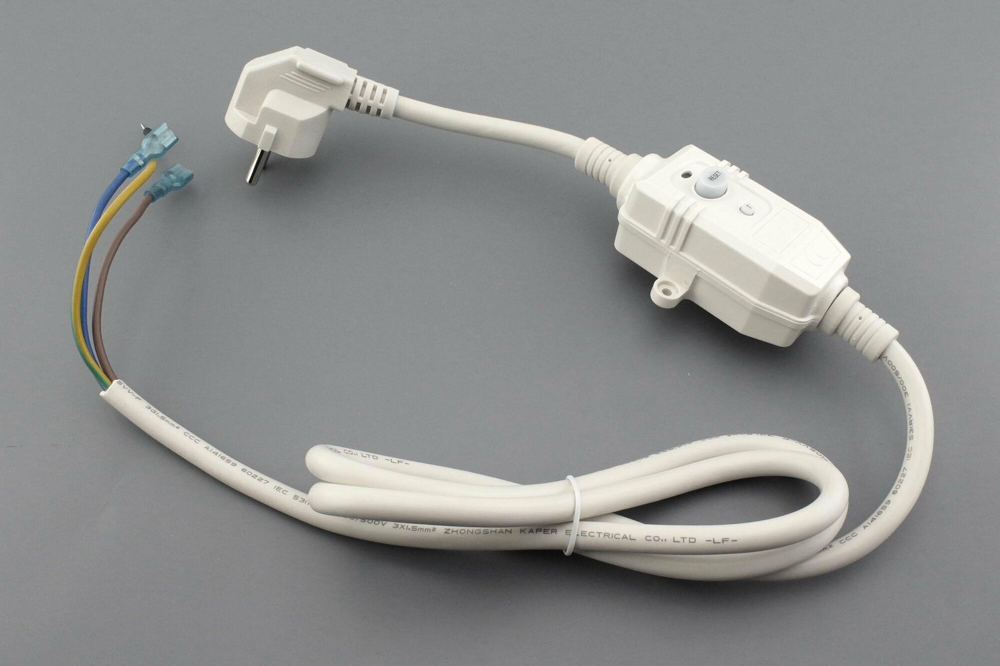 Кабель с УЗО для водонагревателей 16 A, 1,5 м 66598