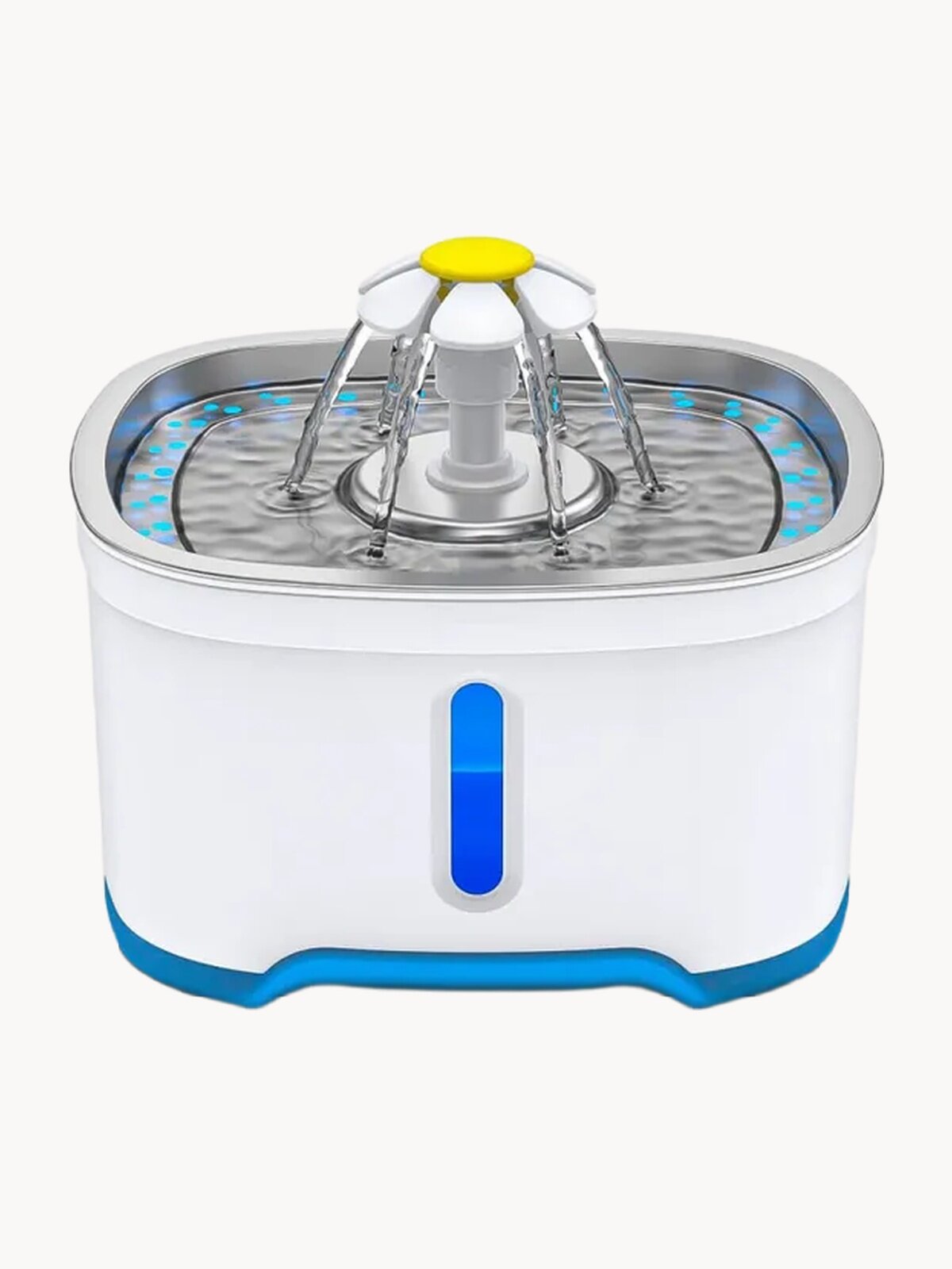 Автоматическая поилка 2,5 л для животных, фонтан для кошек и собак, напольная Led миска