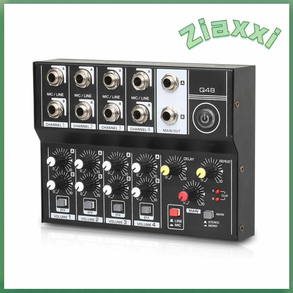 Многофункциональный 8-канальный микшер, портативный USB, для студий и небольших мероприятий