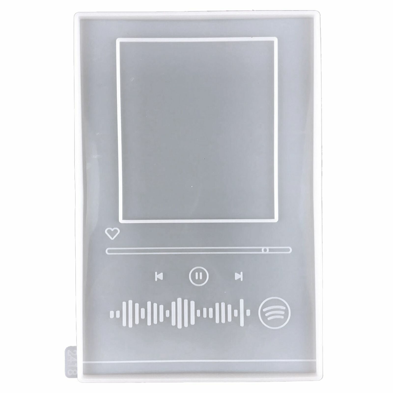 MP3 Фоторамка из эпоксидной смолы, Форма для украшения рабочего стола, Силиконовая форма, Подставка для украшения поделок ручной работы