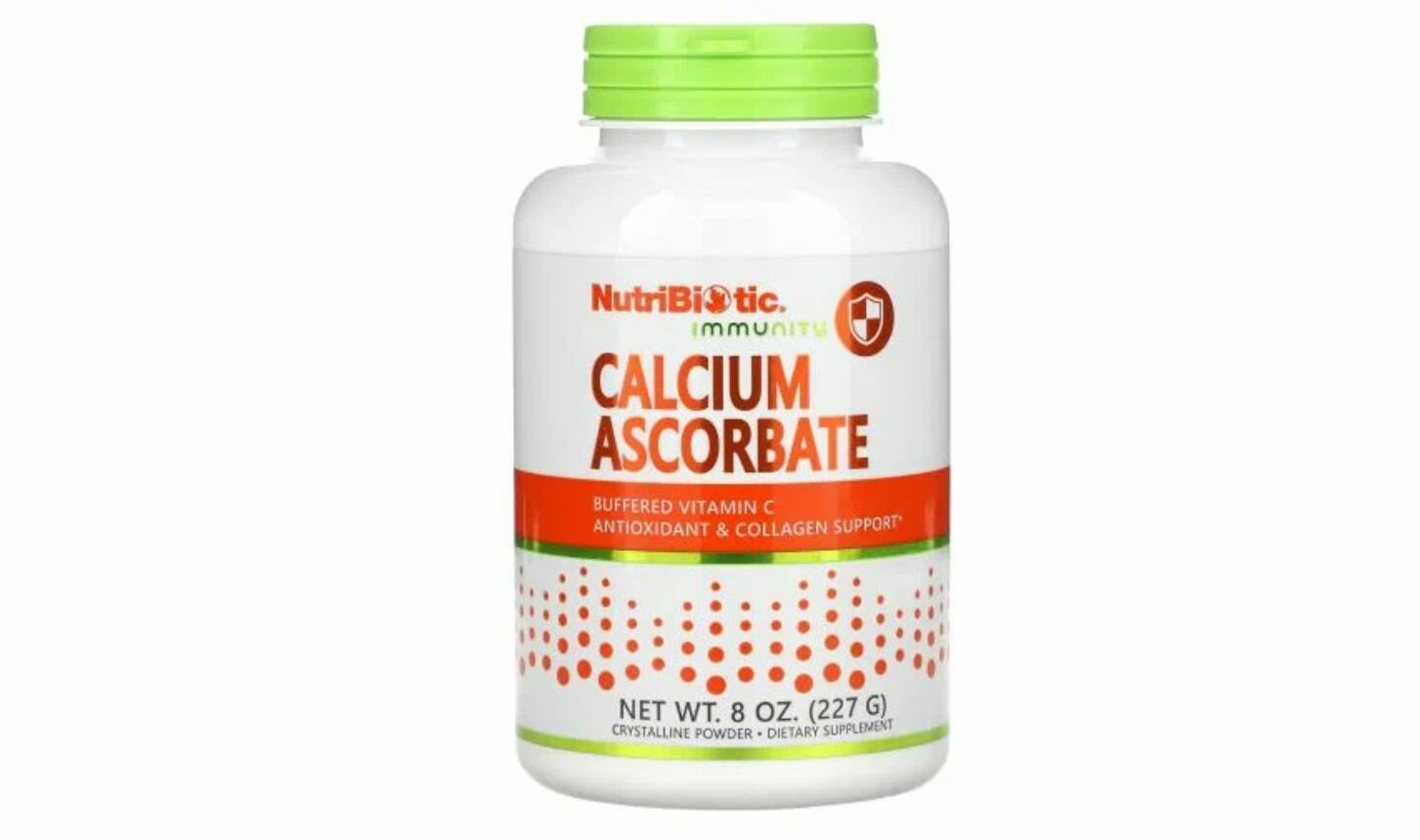 NutriBiotic, Immunity, Аскорбат кальция с витамином C, 227 г