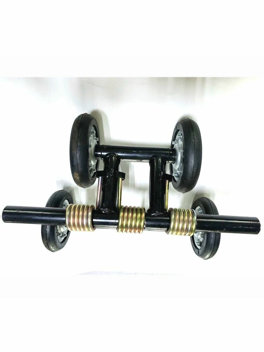 Тележка снегоход Буран (широкий каток) в сборе 3-х пружинная