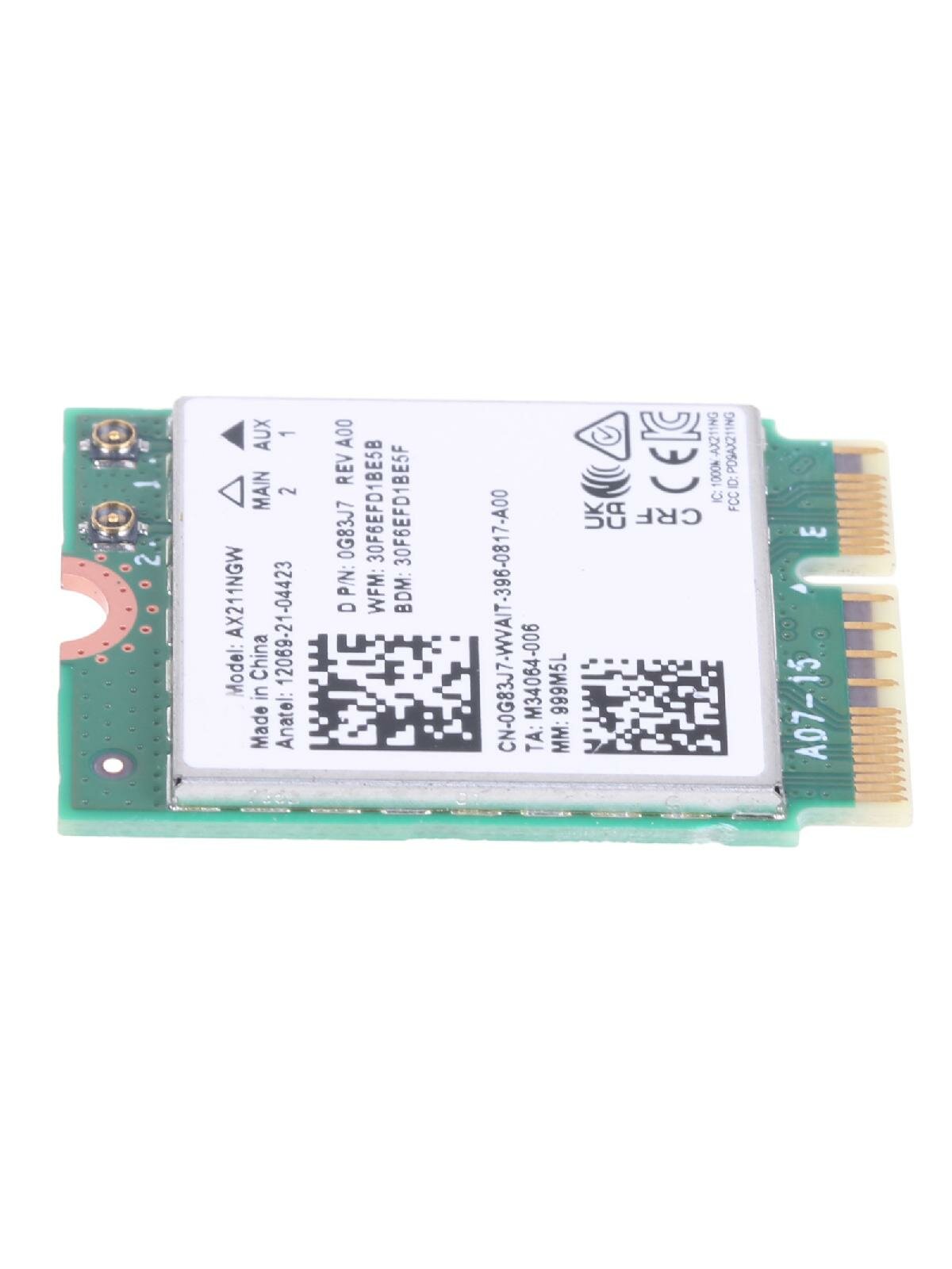 WiFi6E AX211NGW Wifi Card 2.4/5/6Ghz 5374M Wireless Networking Adapter Bluetoothcompatible 5.3 AX211 M.2 Cnvio2