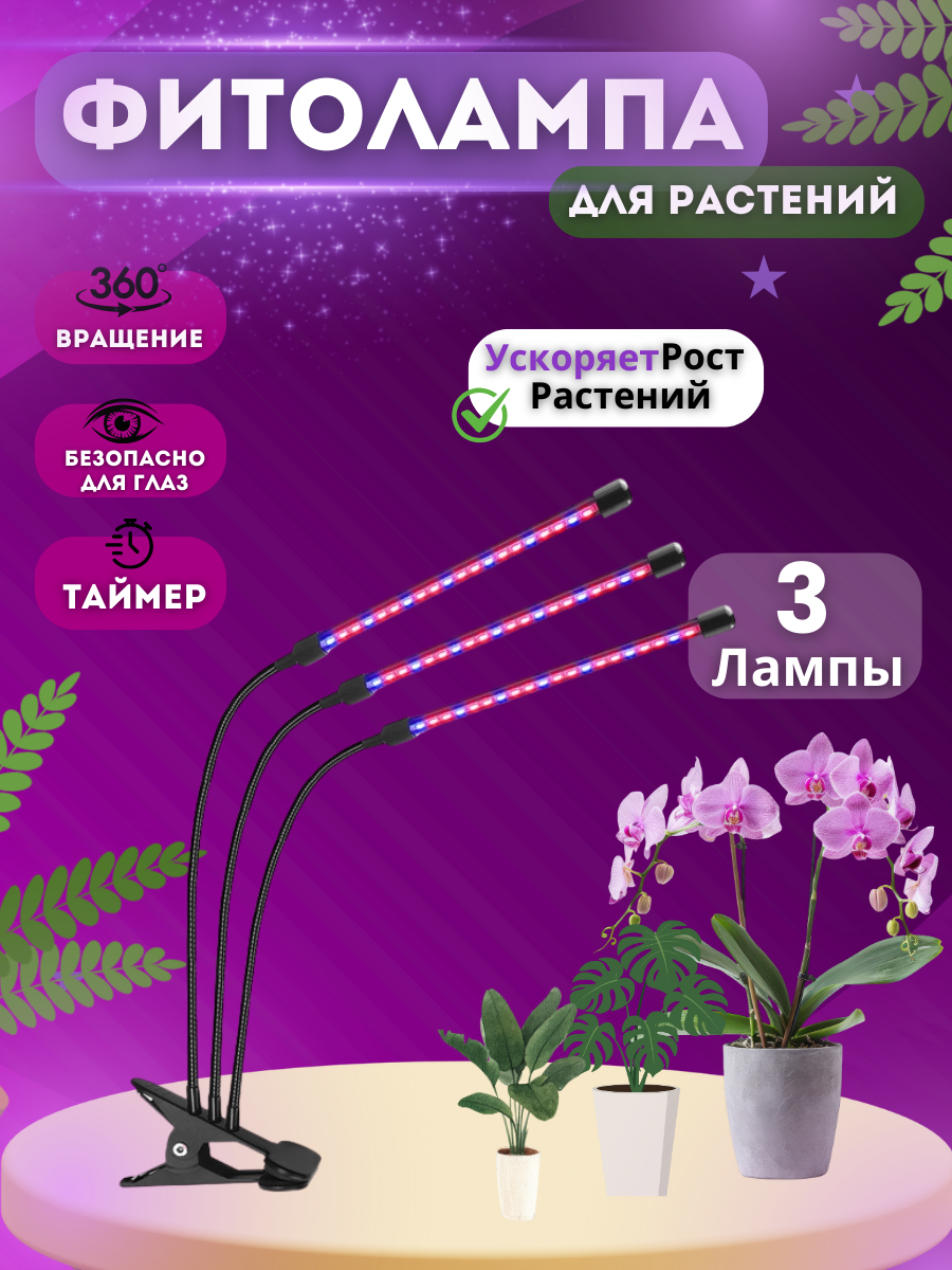 Фитолампа для растений 2026