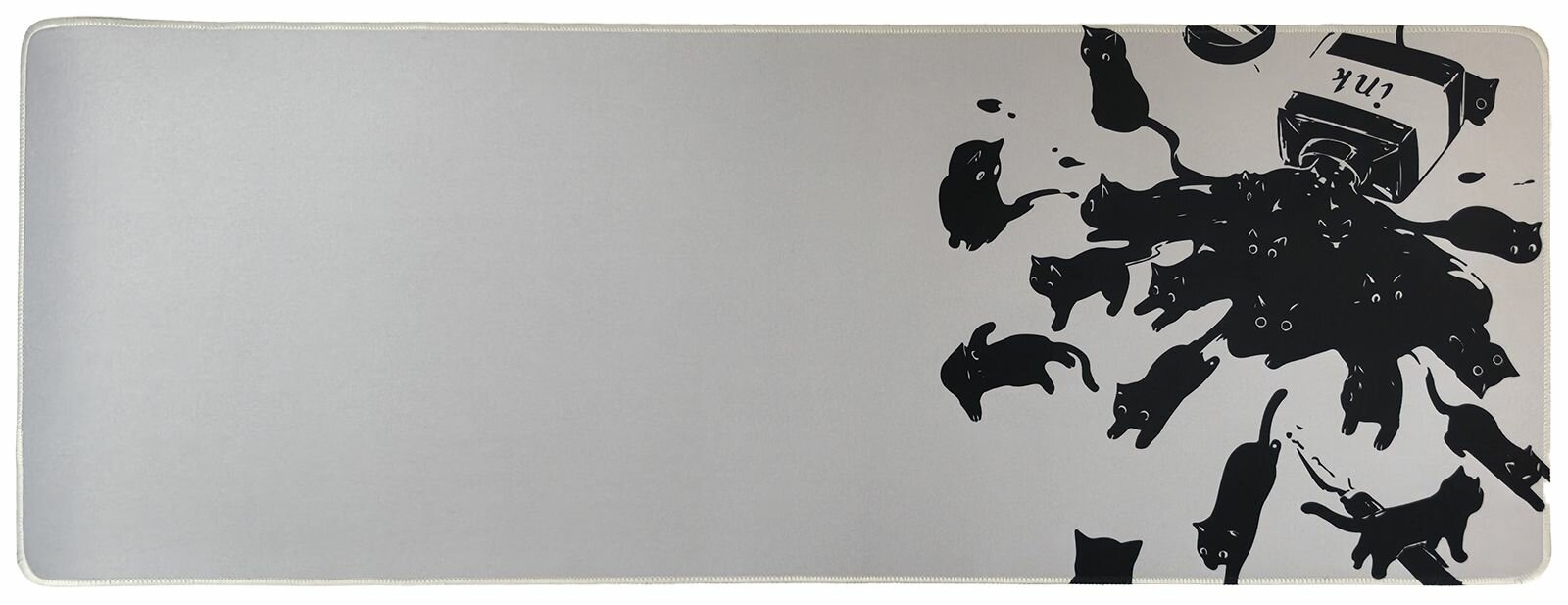 Коврик для мыши LOREX большой, CYBER MEDIUM NAUGHTY CAT, 80х30 см, бежевый LXMSPCM-NC