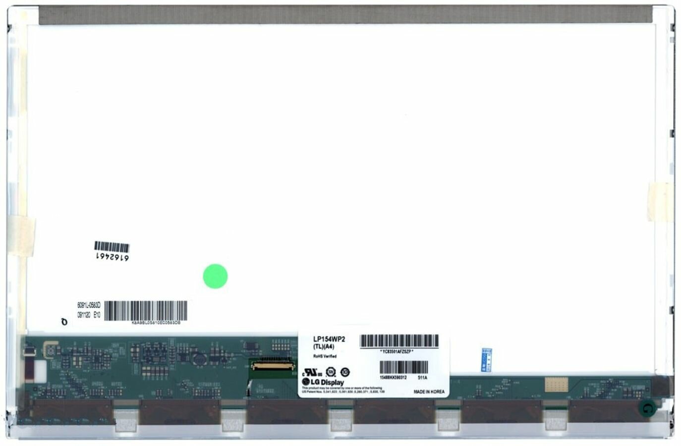 Матрица совместимая с LP154WP2(TL)(A4), Диагональ 15.4, 1440x900 (WXGA+), Светодиодная (LED)