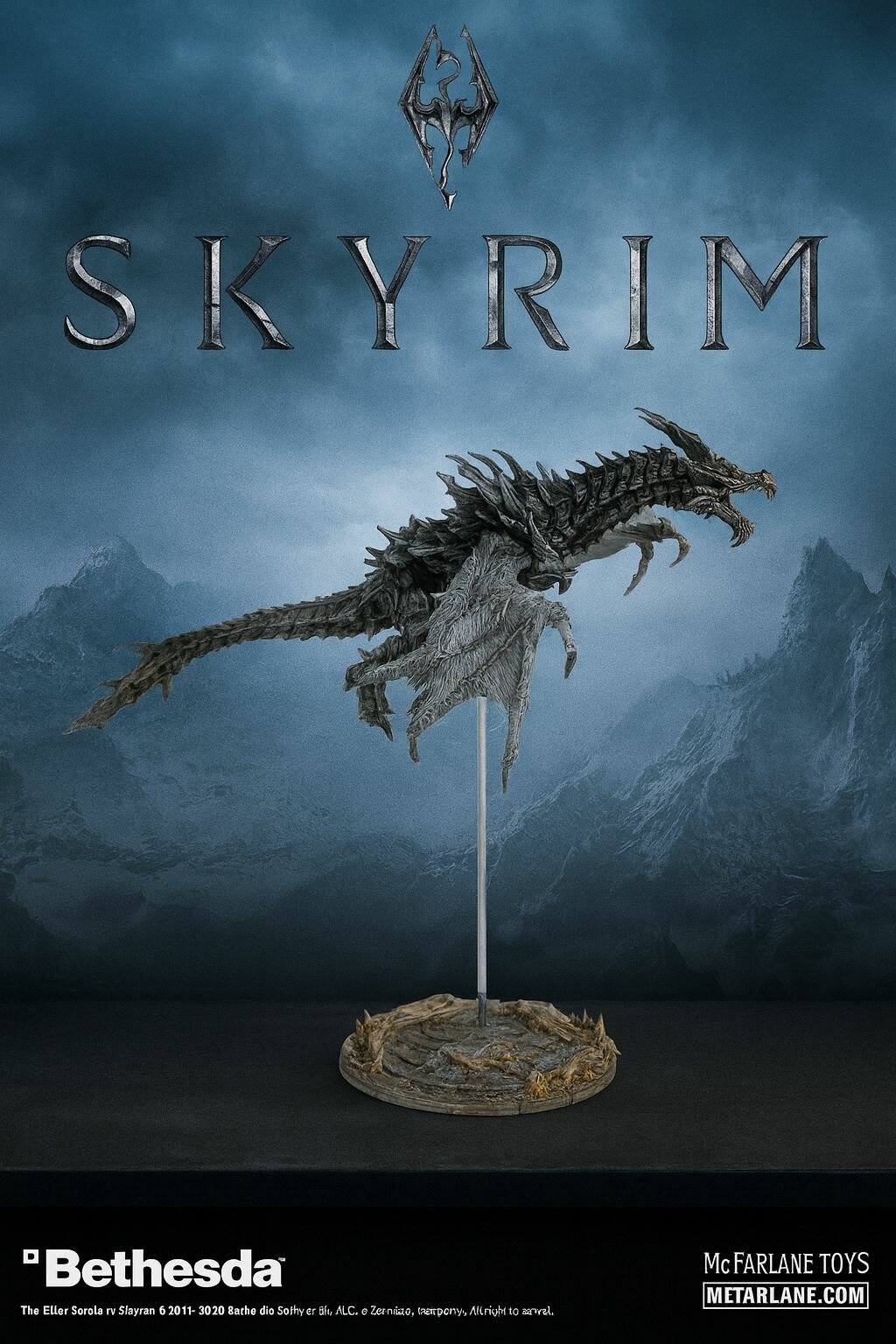 Коллекционная фигурка Алдуина из Скайрима