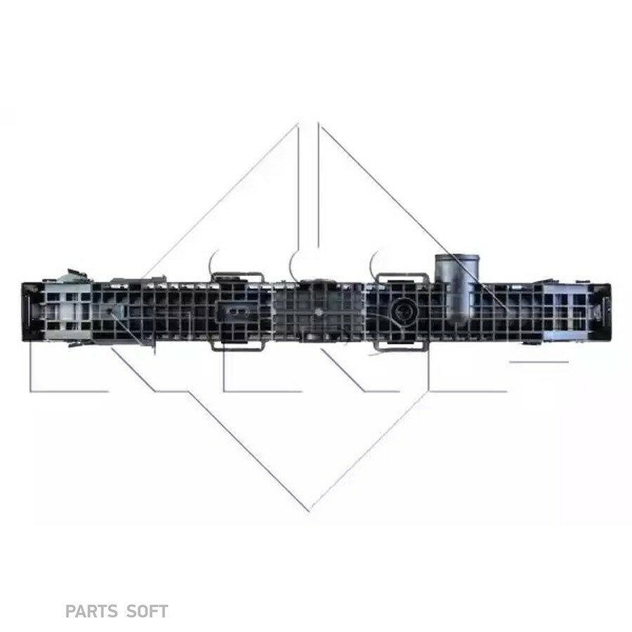 NRF 509541_радиатор системы охлаждения! с рамой 1068x743x48\DAF 95/XF95 02-06/95XF 97-02 от официального дистрибьютора, NRF, артикул 509541