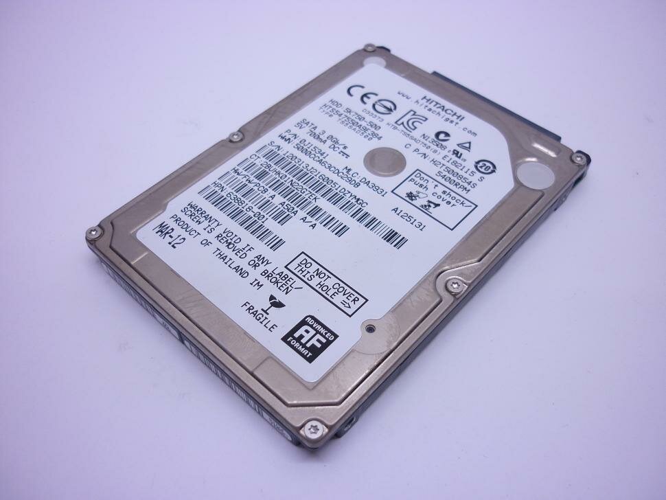 Жесткий диск 2.5" SATA 750GB Hitachi