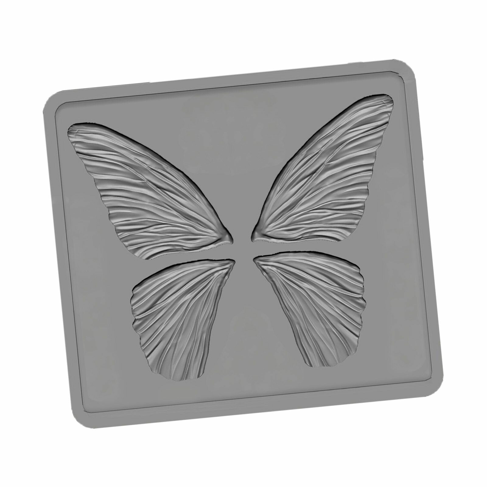 Силиконовые формы для подвесок в виде бабочки с детализированным дизайном