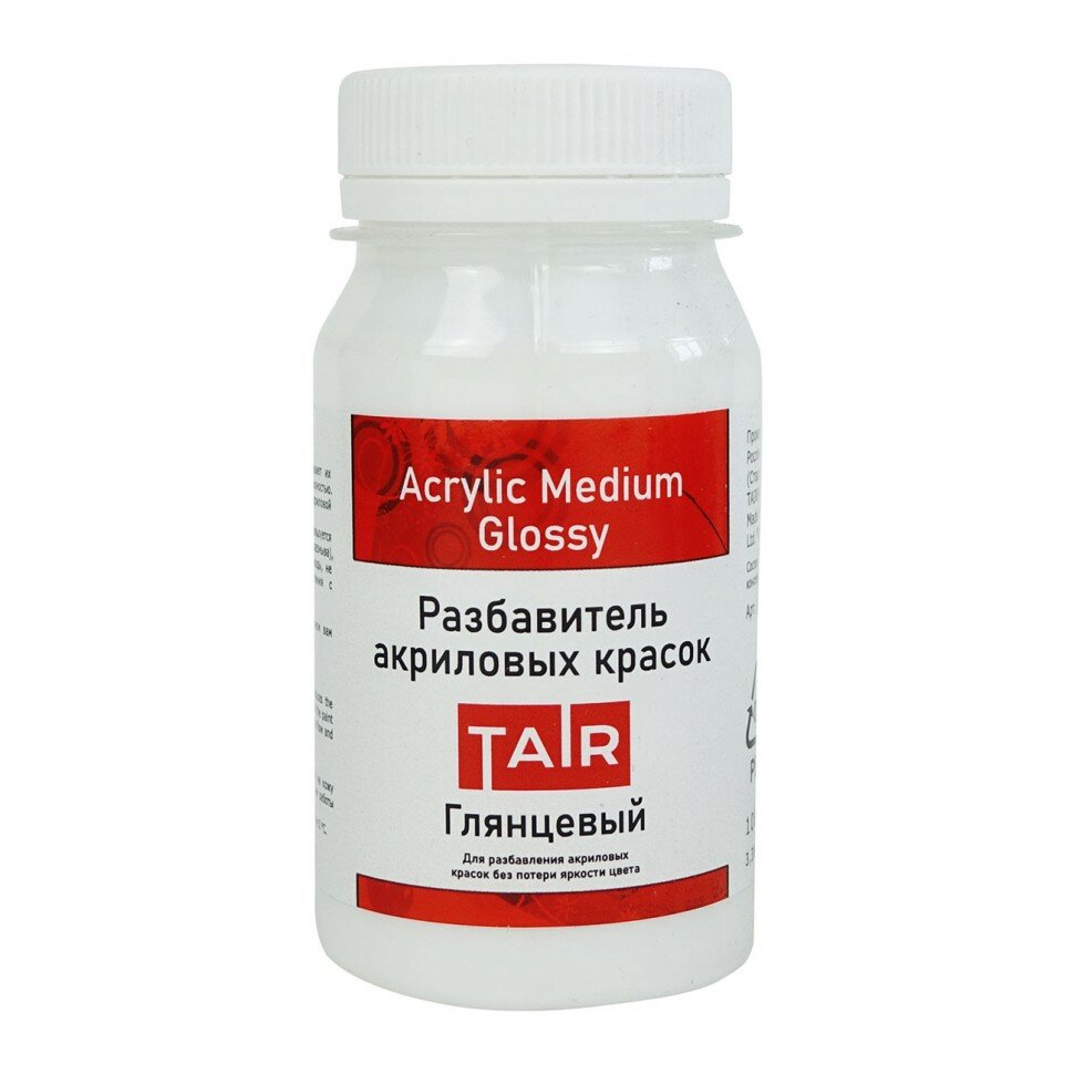 Разбавитель акриловых красок №1 Глянцевый Таир, банка 100 мл, артикул1201302