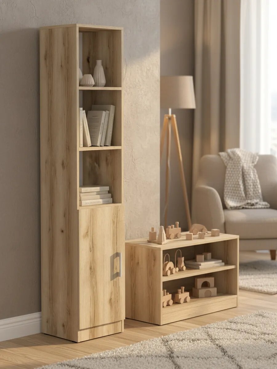 Шкаф пенал FRESTER для одежды в спальню распашной, от производителя