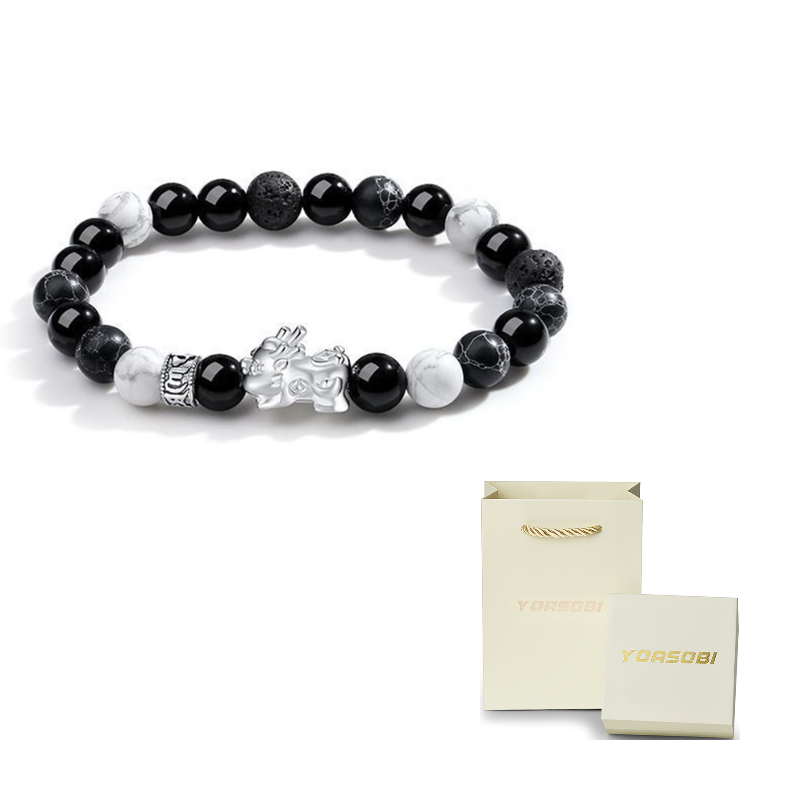 Браслет, обсидиан