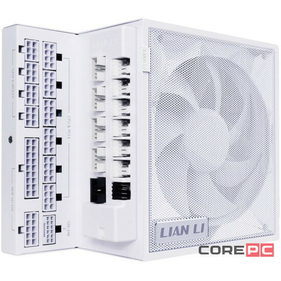 Блок питания Lian Li 1200W EG1200G White (G9P.EG1200G.WH00.RU) 16 Pin (PCIe 5.0 Connector Cable Details)