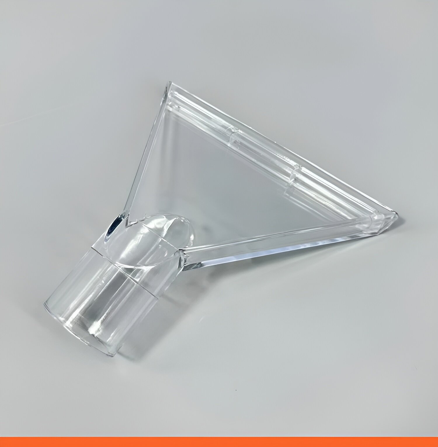 Насадка для пылесоса моющая, прозрачная, D38мм, ширина 175мм