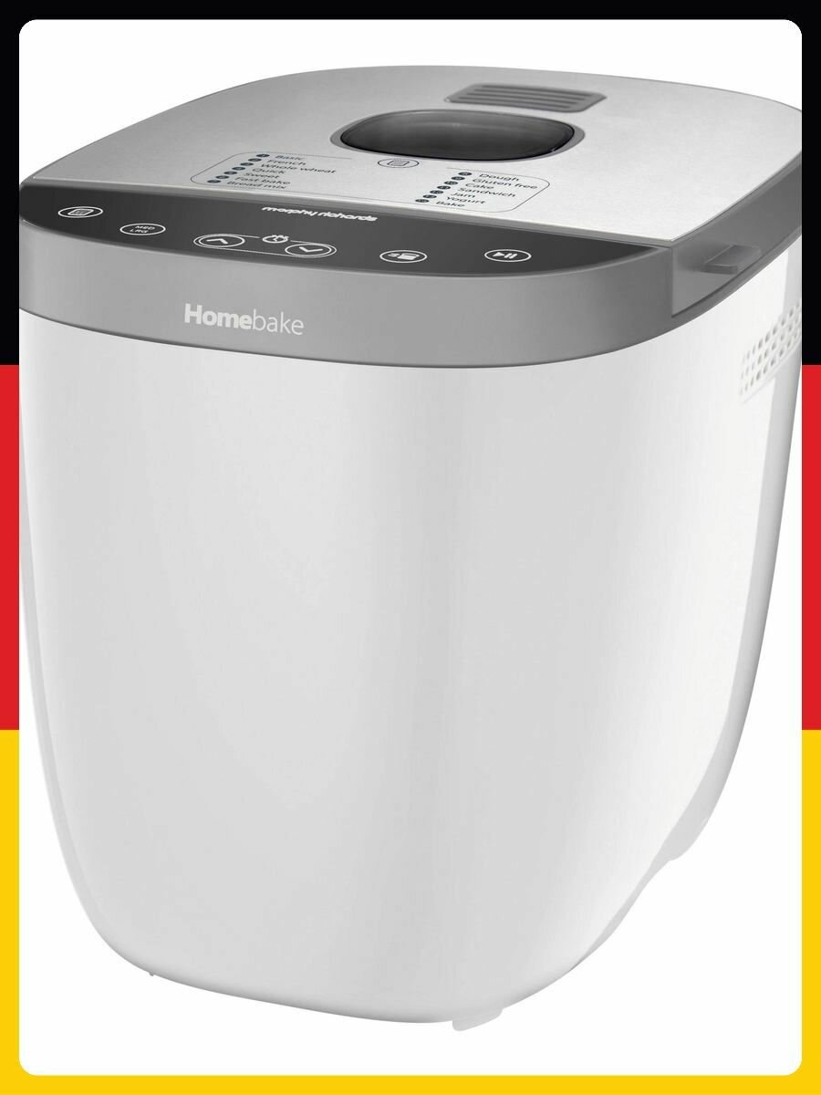 Хлебопечка Morphy Richards Homebake белого цвета