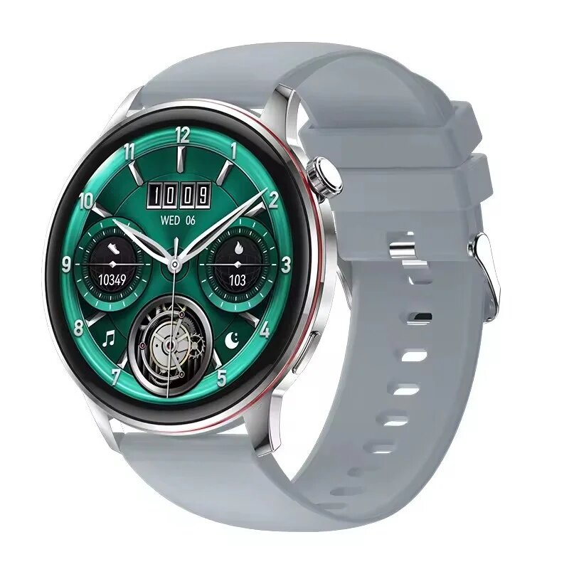 Fashion Ladies Smart Watch AMOLED Wristwatch BT Calling Men Outdoor Sports Fitness Health Monitoring HK36 Women Smartwatch