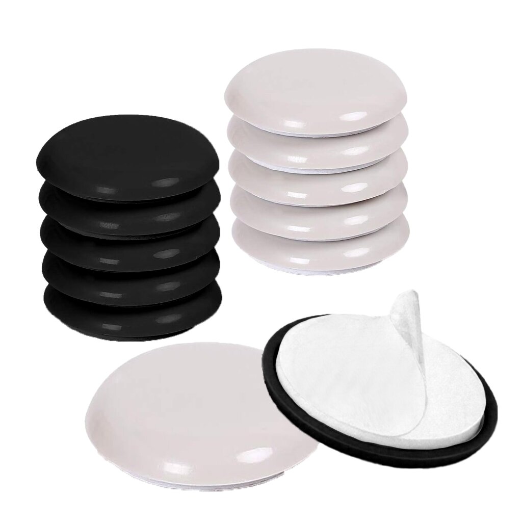 12шт Мебельный слайдер для ножек Подвижная накладка для защиты пола Коврик для перемещения мебели