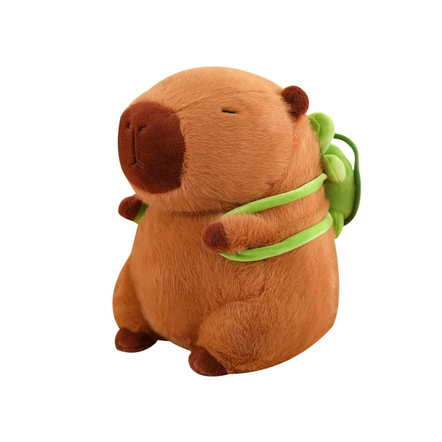 Capybara Simulation capybara stuffed toy Simulation With Turtle Animal backpack with Turtle Fluffty toys Anime capibara Soft Capybara plush doll Birthday gift(33cm) Размер 23-45cm Материал Cotton Состояние 100% brand new Упаковка OPP bag 1x plush toy