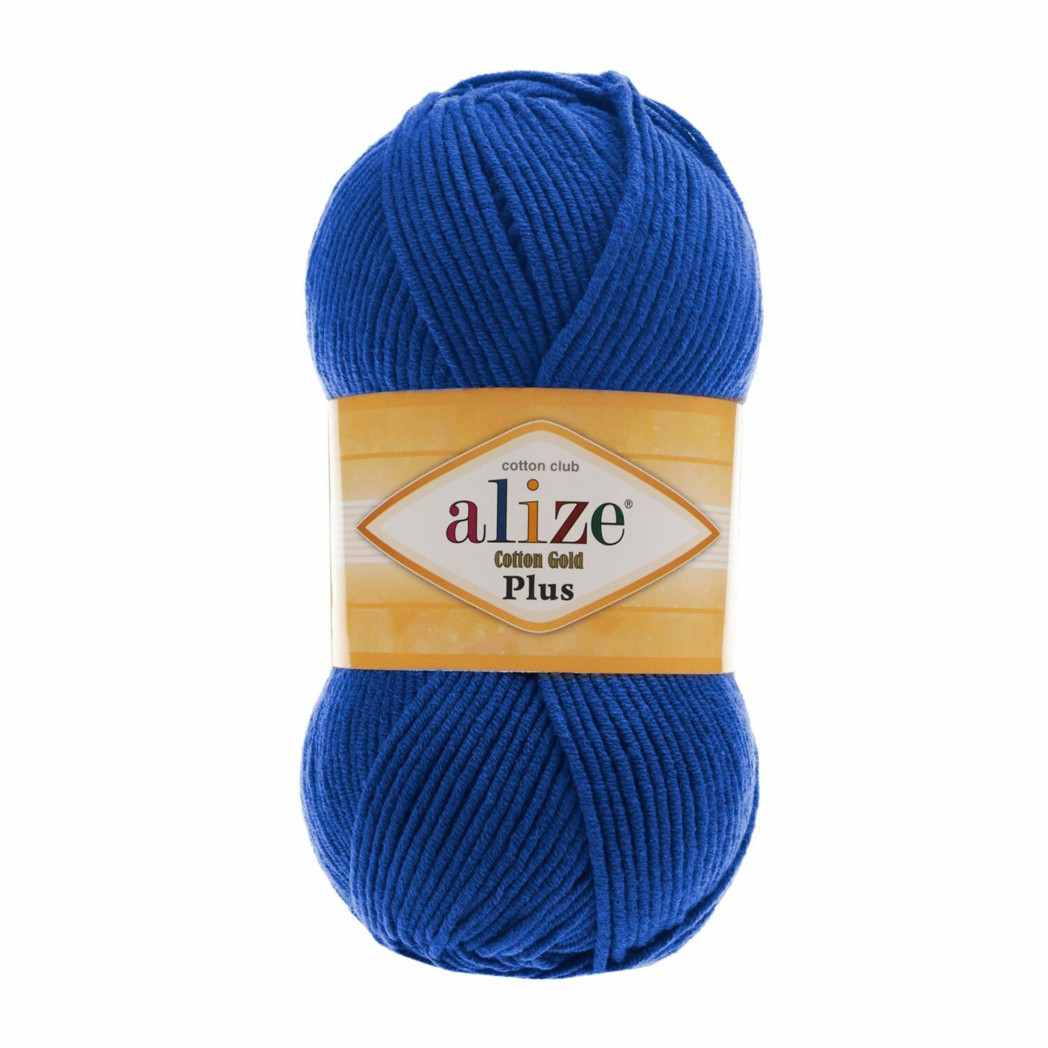 Пряжа Alize Cotton Gold Plus 141 (5 мотков по100г/330м) василек