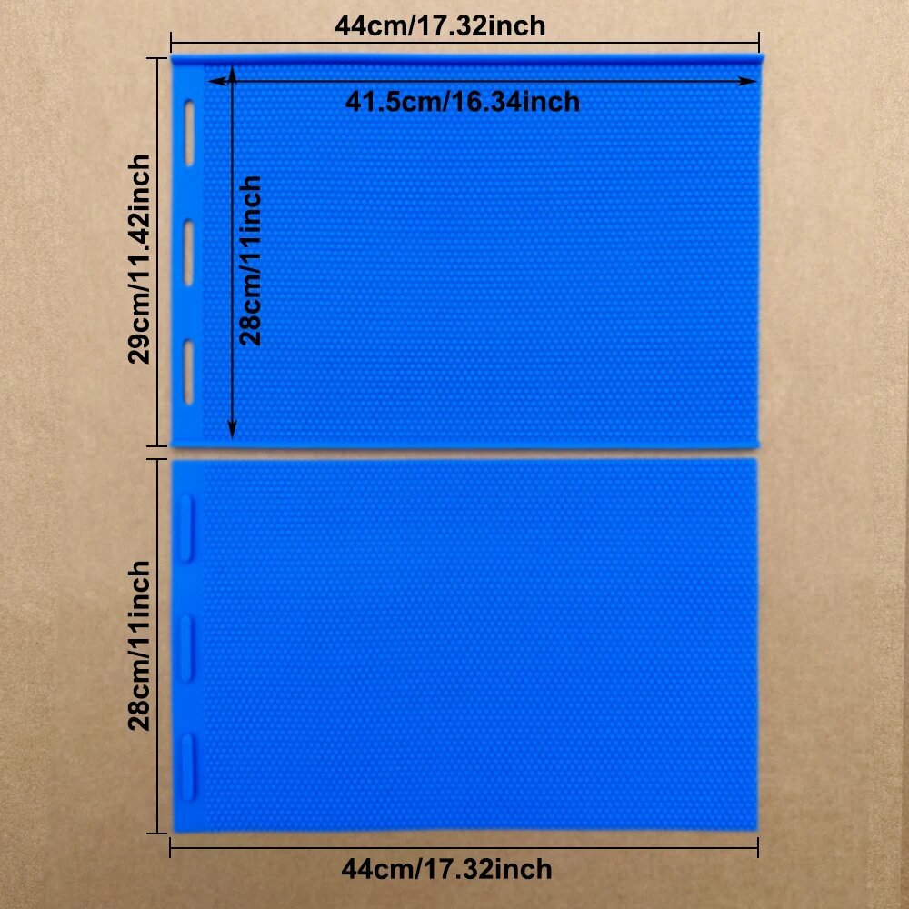 Силиконовая форма для воска, Dark Blue, 44x28 см