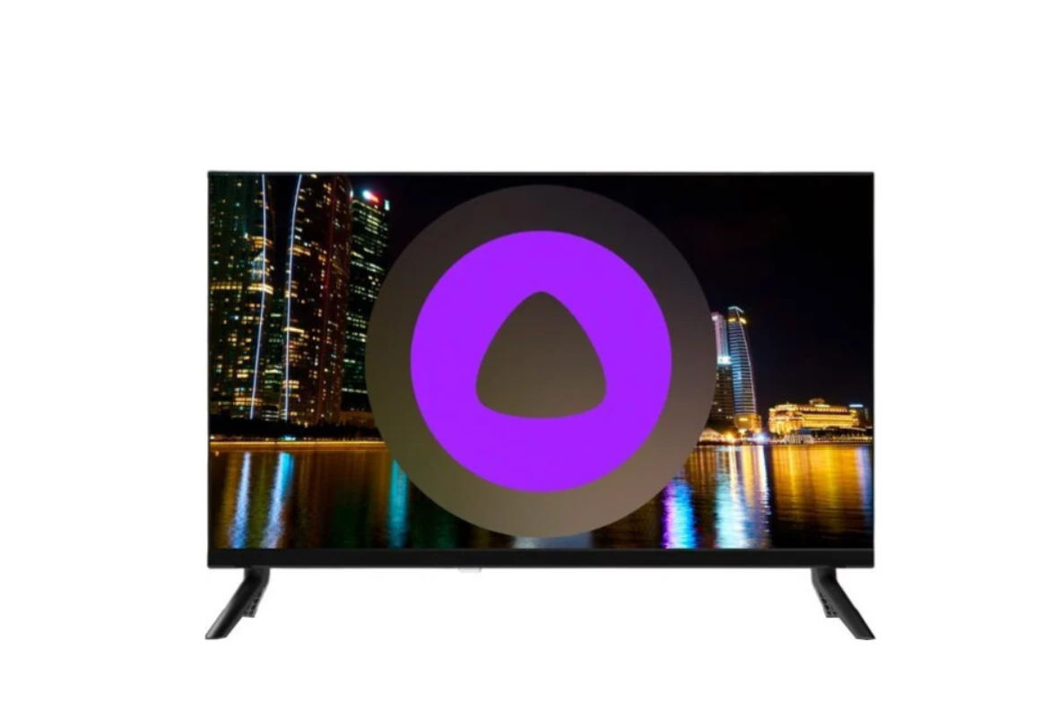 Телевизор Horizont 32HDS25BY, диагональ 32", разрешение 1366x768, Smart TV