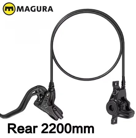 MAGURA MT2 Coet Тормозная система Черный, Only rear 2200mm