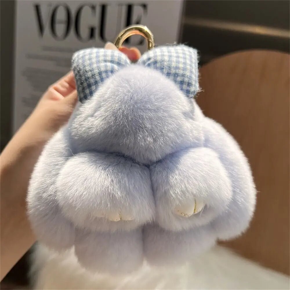 Плюшевый брелок с кроликом Sky blue