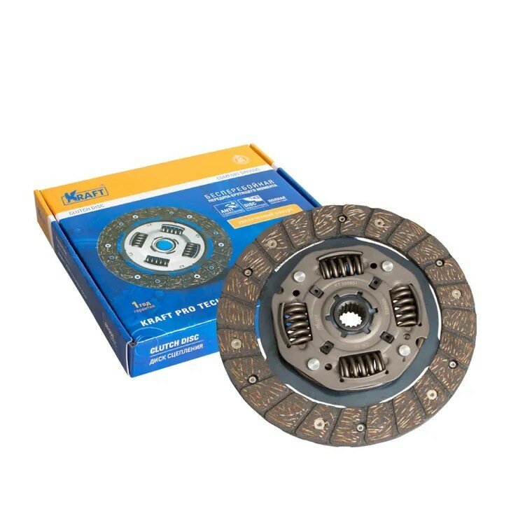 Диск сцепления ведомый для Ford Fusion (Форд Фьюжн), Mazda 2 (Мазда) с 2002 года (KRAFT)