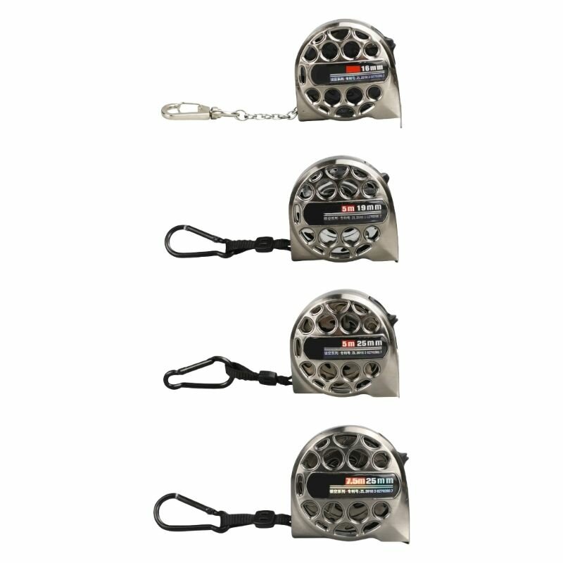 Стальная рулетка бытовой серии hollow 5 м-7,5 м 25 мм